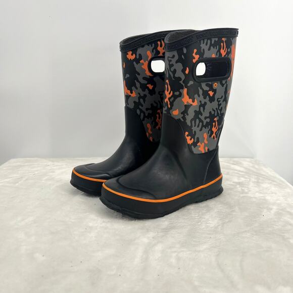 Bogs | Shoes | Bogs Waterproof Pull On Neon Camo Boots Little Boys 2 ...